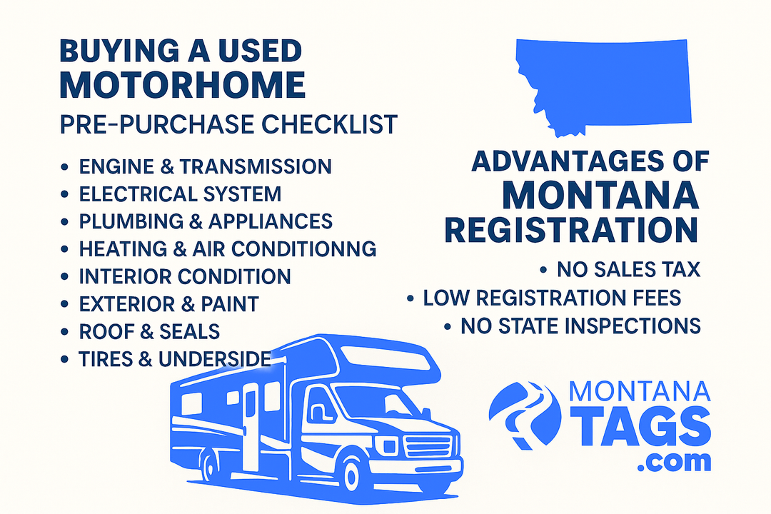 Comprehensive Preowned Motorhome Inspection Checklist – MontanaTags.com